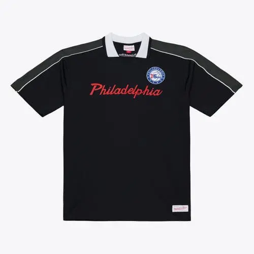 Mitchell & Ness Philadelphia 76ers Polo Jersey