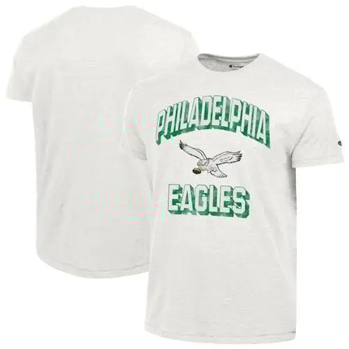 Champion Philadelphia Eagles Ultimate Tri-blend T-shirt - White