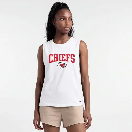 Champion Kansas City Chiefs Muscle Tank Top - White