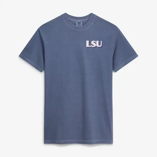 IMAGE ONE Lsu Tigers Comfort Colors Team Statue T-shirt