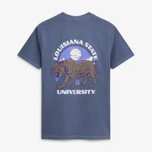 IMAGE ONE Lsu Tigers Comfort Colors Team Statue T-shirt