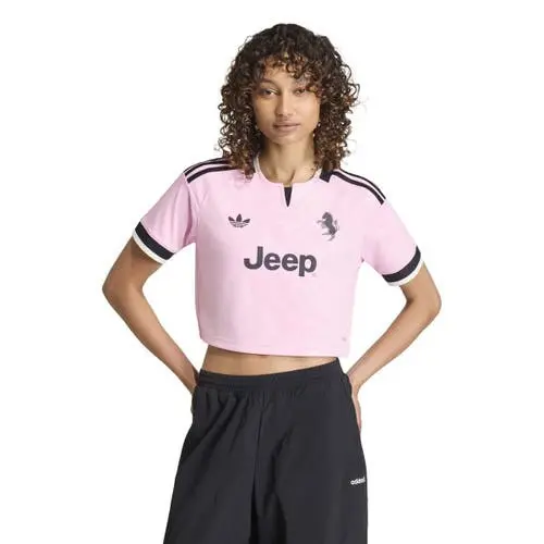 Adidas Juventus 2026/27 Away Cropped Replica Jersey - Pink