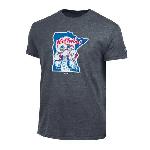 Champion Minnesota Twins Cooperstown Logo Tri-blend T-shirt - Navy