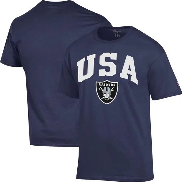 Champion Las Vegas Raiders Americana T-shirt - Navy