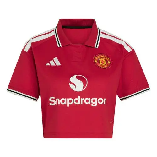 Adidas Manchester United 2026/27 Home Cropped Replica Jersey - Red