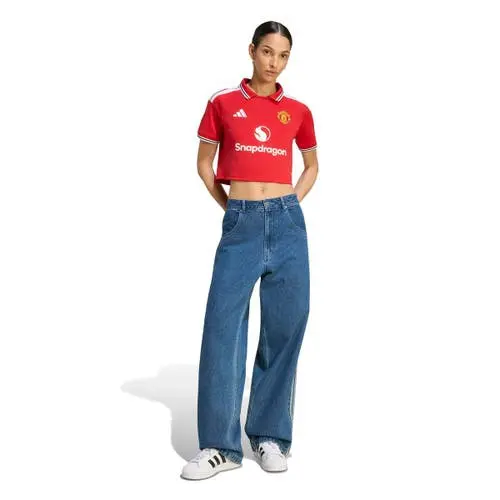 Adidas Manchester United 2026/27 Home Cropped Replica Jersey - Red