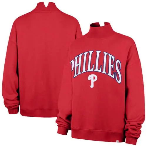 '47 Philadelphia Phillies Oversized Vantage Mock Neck Sweatshirt