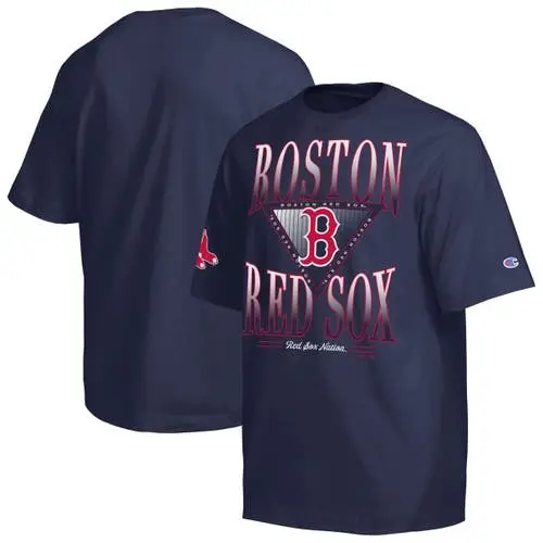 Champion Boston Red Sox Traditions Two Locations T-shirt - Navy