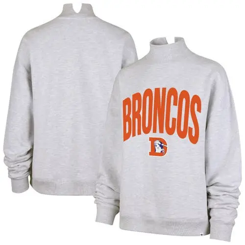 '47 Denver Broncos Subtle Muse Mock Neck Sweatshirt