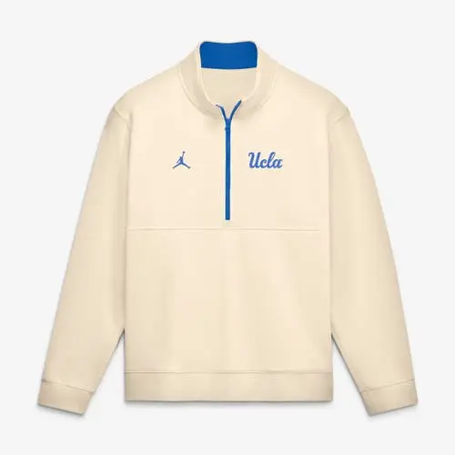 JORDAN BRAND Ucla Bruins Primetime Club Fleece Half-zip Pullover