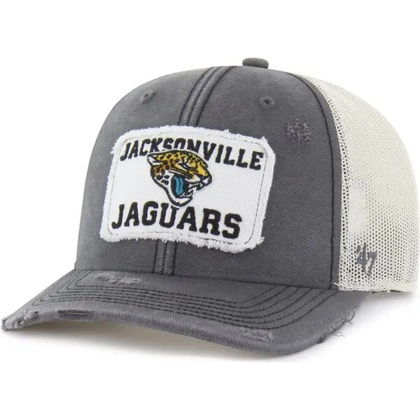 '47 Jacksonville Jaguars Egremont Well-worn Adjustable Trucker Hat