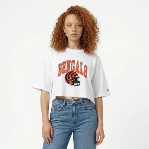 Champion Cincinnati Bengals Boyfriend Cropped T-shirt