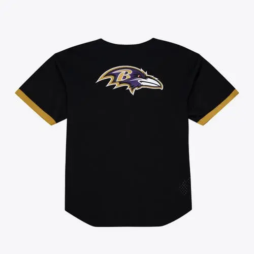 Mitchell & Ness Baltimore Ravens Head Coach Mesh Full-button Fashion Jersey