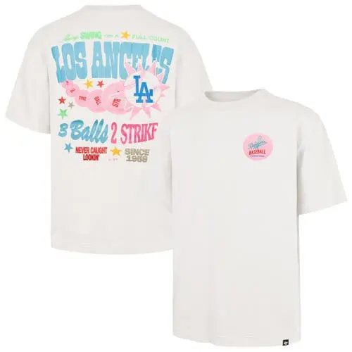 '47 Los Angeles Dodgers Turnpike Chuck Foundation T-shirt - Cream