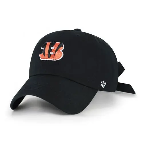 '47 Cincinnati Bengals Bow Back Clean Up Adjustable Hat - Black