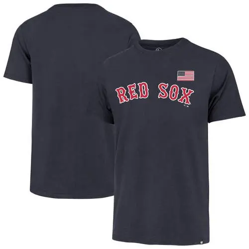 '47 Boston Red Sox Heritage U.s. Flag T-shirt - Navy