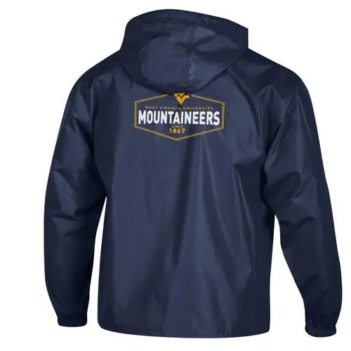 Champion West Virginia Mountaineers Delay Packable Half-zip Jacket