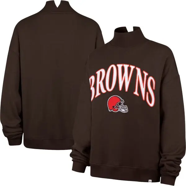 '47 Cleveland S Oversized Vantage Mock Neck Sweatshirt