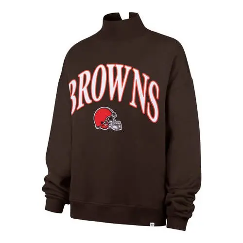 '47 Cleveland S Oversized Vantage Mock Neck Sweatshirt