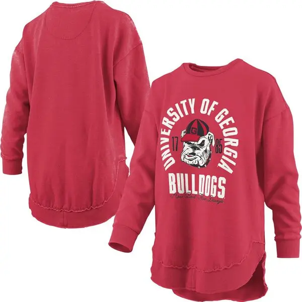 PRESSBOX Georgia Bulldogs Blitz Crewneck Sweatshirt