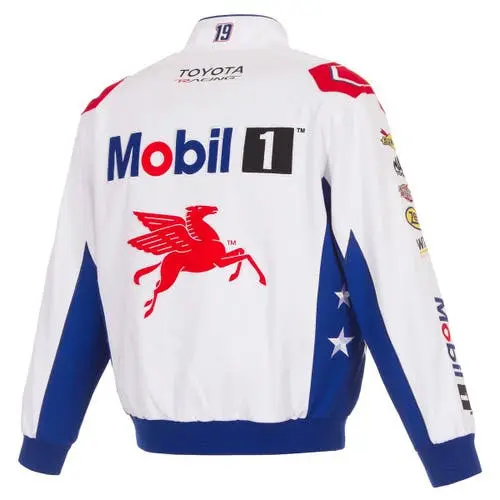 JH DESIGN Chase Briscoe 2026 Mobil Full-snap Twill Racing Jacket
