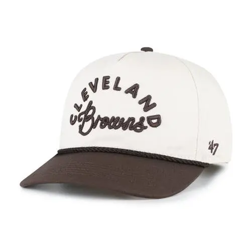 '47 Cleveland Browns Rope Script Hitch Adjustable Hat