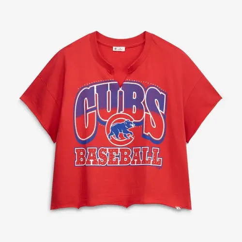 '47 Chicago Cubs Win Big Oversized Notch-neck T-shirt