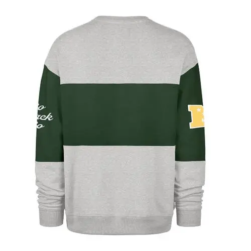 '47 Heather Gray Bay Packers Blockfield Maximalist Sweatshirt