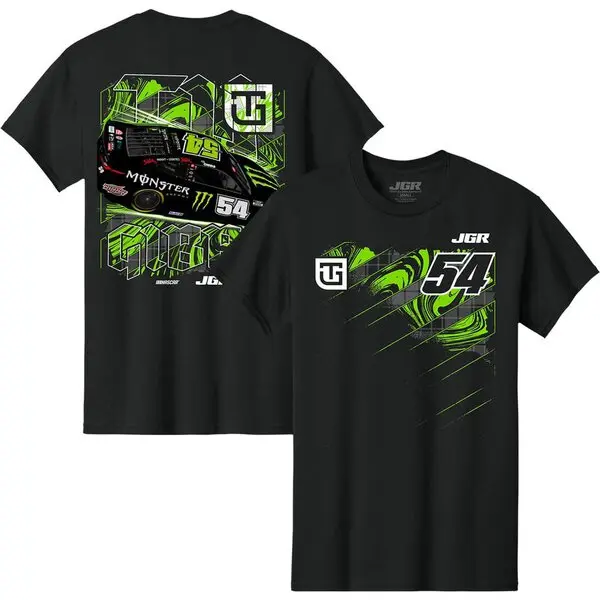 JOE GIBBS RACING TEAM COLLECTION Ty Gibbs Monster Energy Car T-shirt - Black