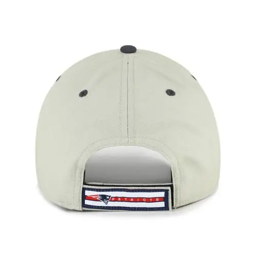 '47 Black New England Patriots Half Block Text Mvp Adjustable Hat