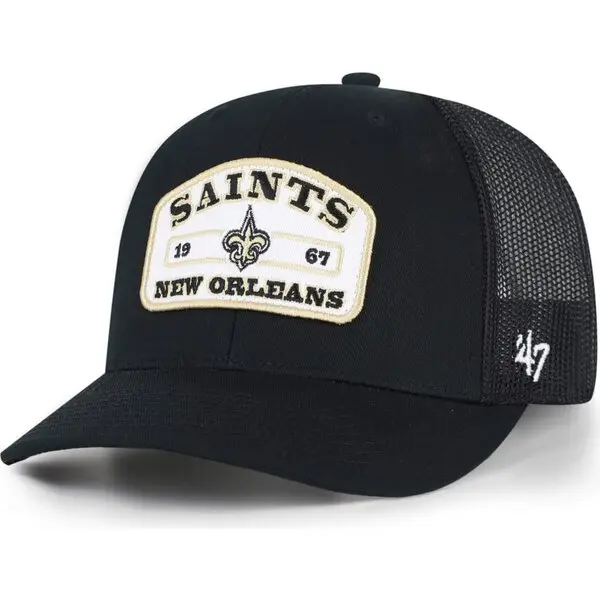 '47 New Orleans Saints Roadway Adjustable Trucker Hat