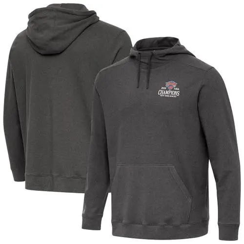 ANTIGUA New York Knicks 2026 Nba Finals Champions Wordmark Cloud Hoodie - Black