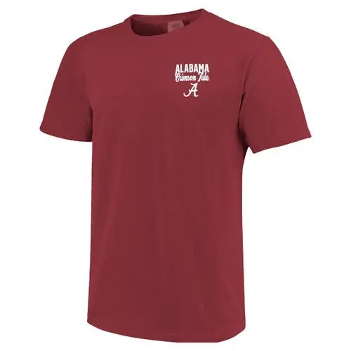 IMAGE ONE Alabama Tide America's Team T-shirt - Crimson