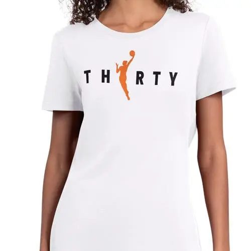 STARTER Wnba 30th Anniversary Scoop Neck T-shirt