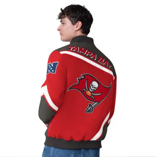 G-III EXTREME Tampa Bay Buccaneers Maximum Racing Full-snap Jacket