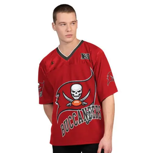 STARTER White Tampa Bay Buccaneers Short Sleeve & Long Sleeve T-shirt Combo Pack - Red