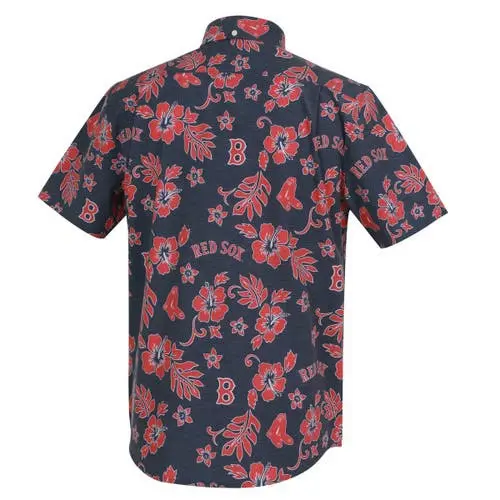 Reyn Spooner Boston Red Sox Cooperstown Kekai Performance Button-down Tri-blend Top
