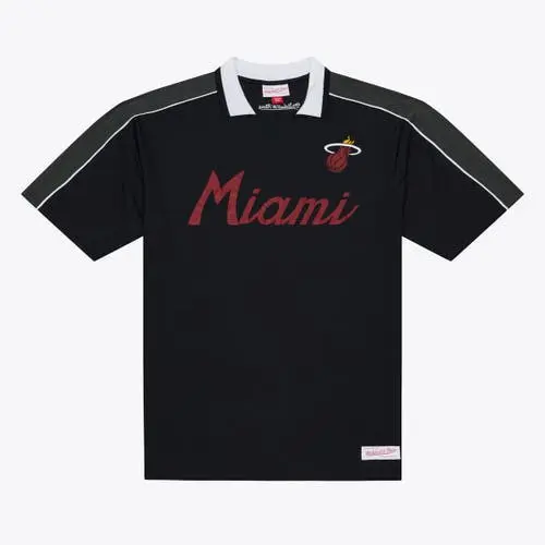 Mitchell & Ness Miami Heat Polo Jersey