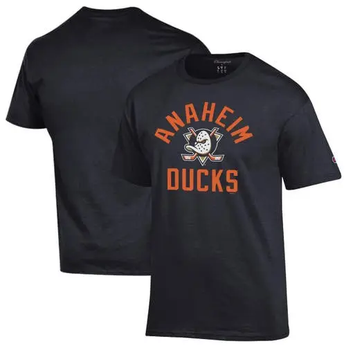 Champion Anaheim Ducks Primary Logo Jersey T-shirt - Black