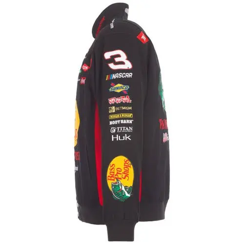 JH DESIGN Austin Dillon 2026 Bass Pro Shops Full-snap Twill Racing Jacket