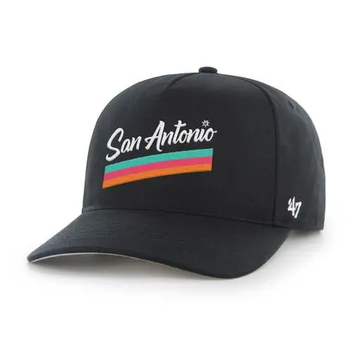 '47 San Antonio Spurs Graphic Hitch Adjustable Hat - Black