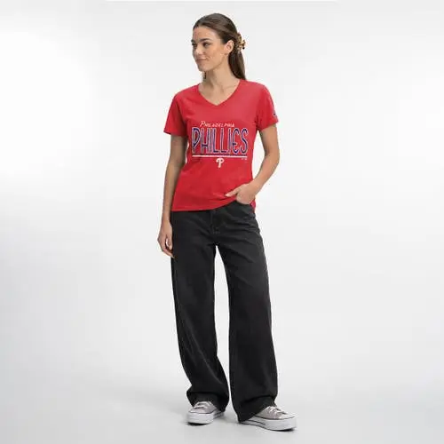 Champion Philadelphia Phillies Core V-neck T-shirt