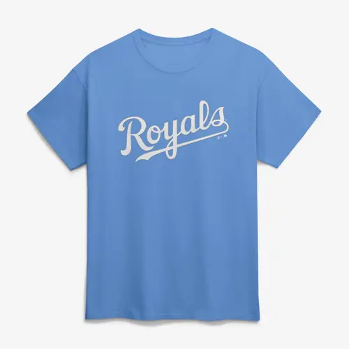 LOGO ATHLETIC Kansas City Royals Wordmark T-shirt - Light Blue