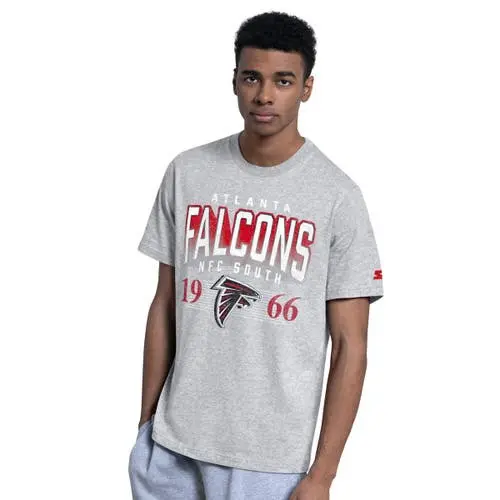 STARTER Heather Gray Atlanta Falcons Two-pack Logo T-shirt Set