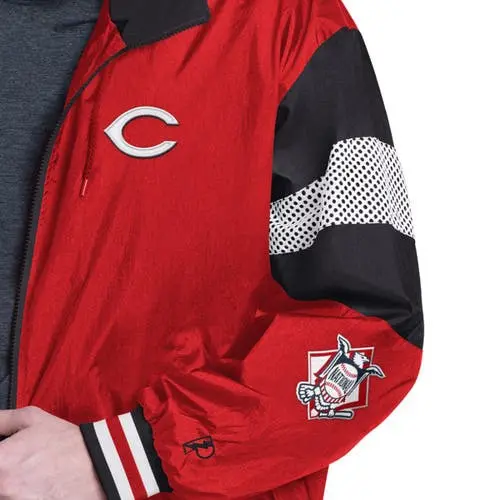 PRO PLAYER Black Cincinnati S Legacy Lightweight Full-zip Hooded Jacket