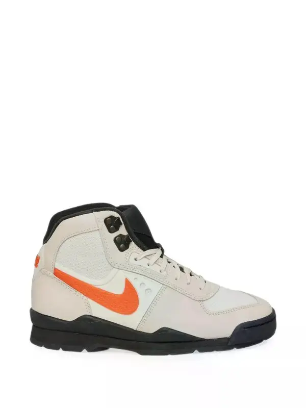 Nike Swoosh-logo Panelled Sneakers - Neutrals
