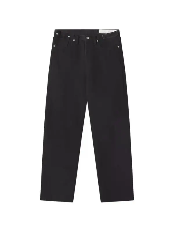Maison Kitsuné Fox-patch Straight-leg Jeans