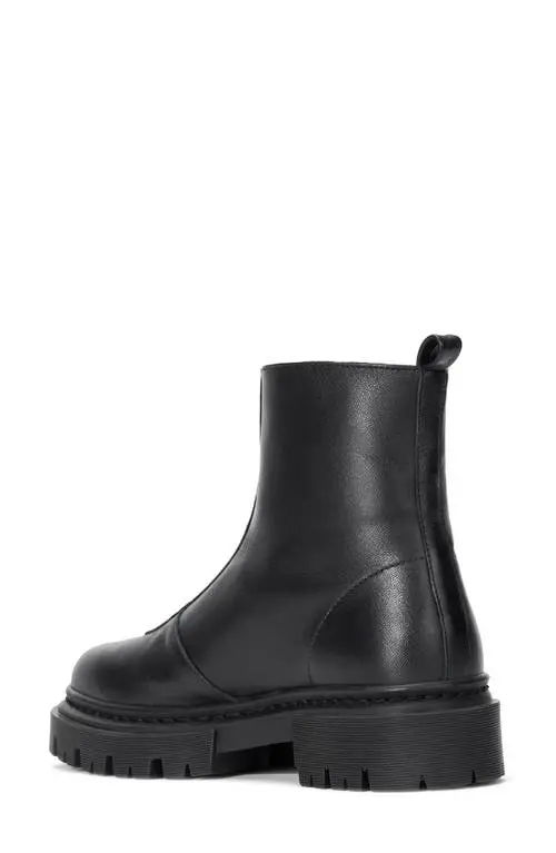 Staud Miles Zip Ankle Boot - Black