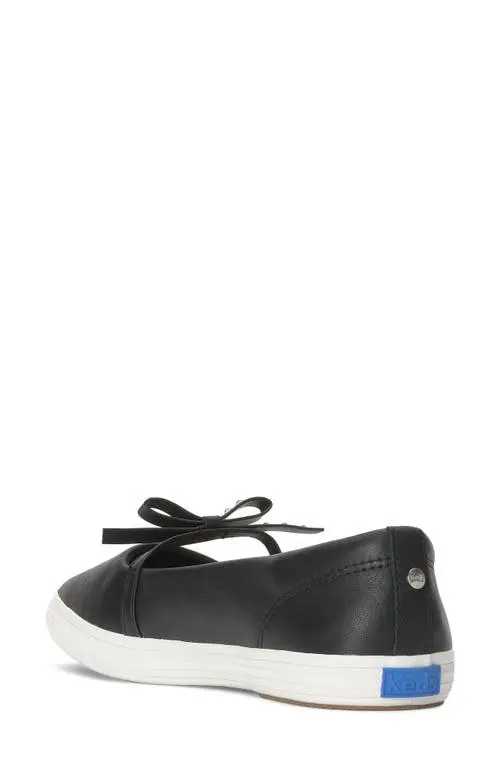 Keds® Leather Square Toe Flat