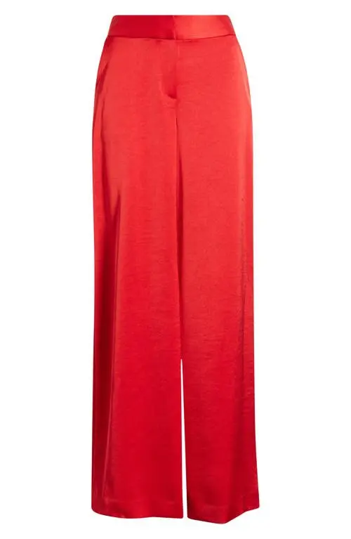 TAHARI ASL Satin Wide Leg Pants